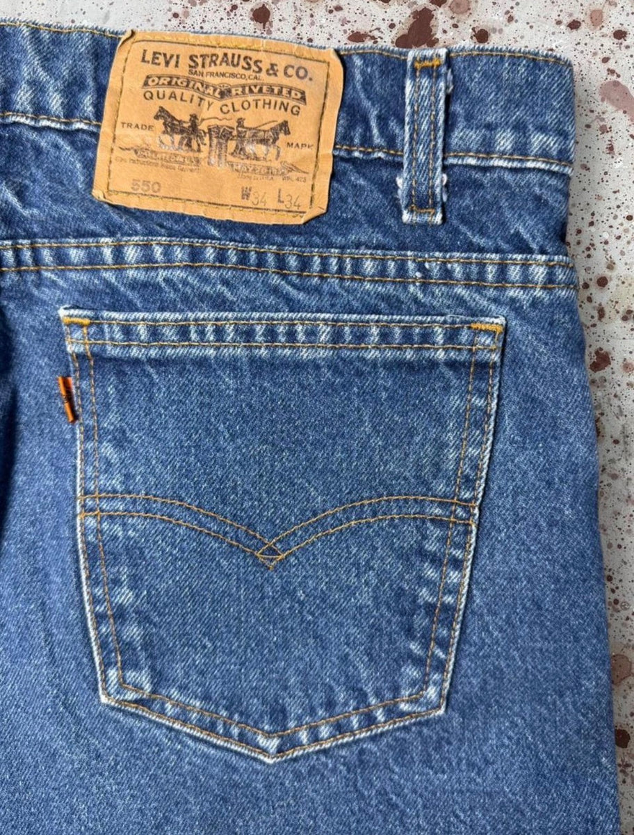 Vintage 1980’s USA 550 Orange Tab Transitional Tag Denim Jeans (JYJ-21 ...
